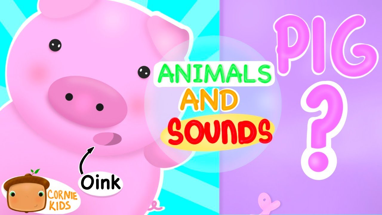 First Words and Their Phonics| Animals and Their Sounds | Toddler ...