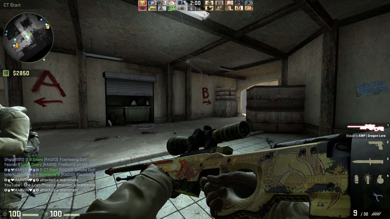 Counter Strike Global Offensive : Dlore Gameplay - T and CT sided - YouTube