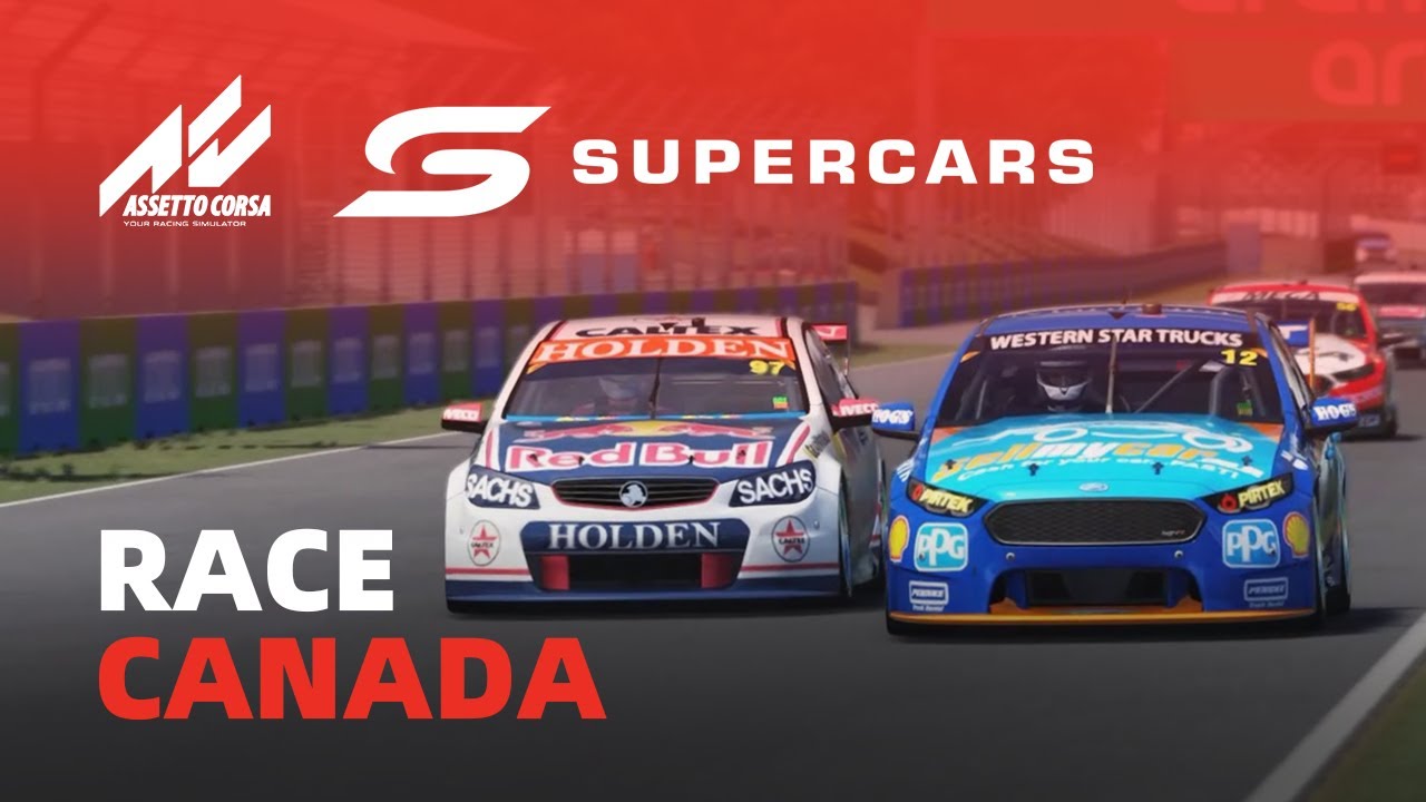 Assetto Corsa V8 supercars canada race - YouTube