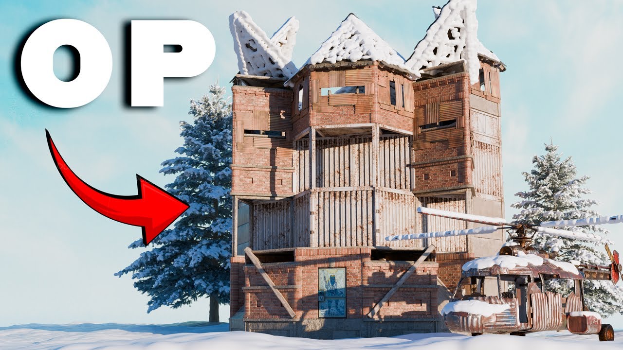 BEAST 2- VERY STRONG Solo/Duo Rust base design (open core + bunker ...