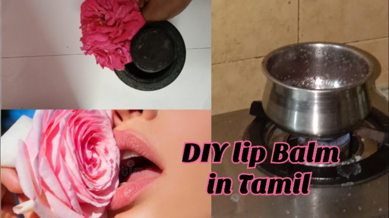 DIY Home made lip balm using "Rose petals" - YouTube