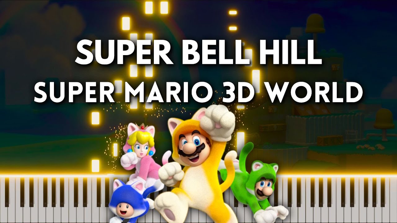 Super Bell Hill - Super Mario 3D World Piano Cover (FREE MIDI) - YouTube