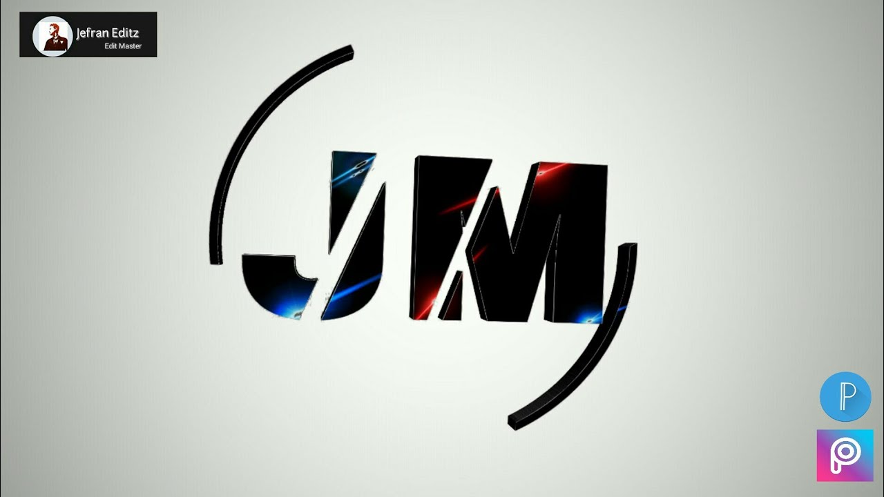 Picsart Letter Logo Design | New Picart Editing Tutorial | Picsart Edit ...