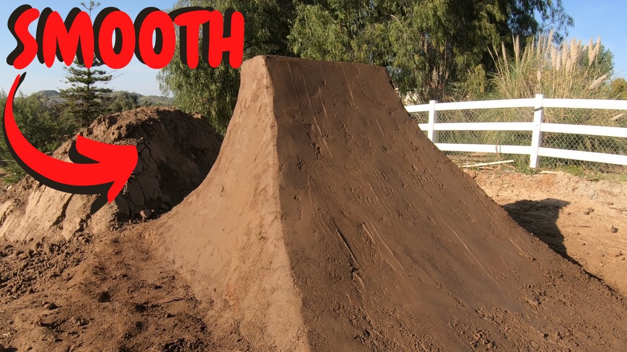 How To Build A Dirt Jump!! (Rebuild Part 2) - YouTube