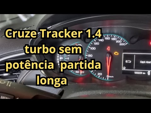 Tracker cruze 1.4 turbo Luz injeção acesa partida longa - YouTube