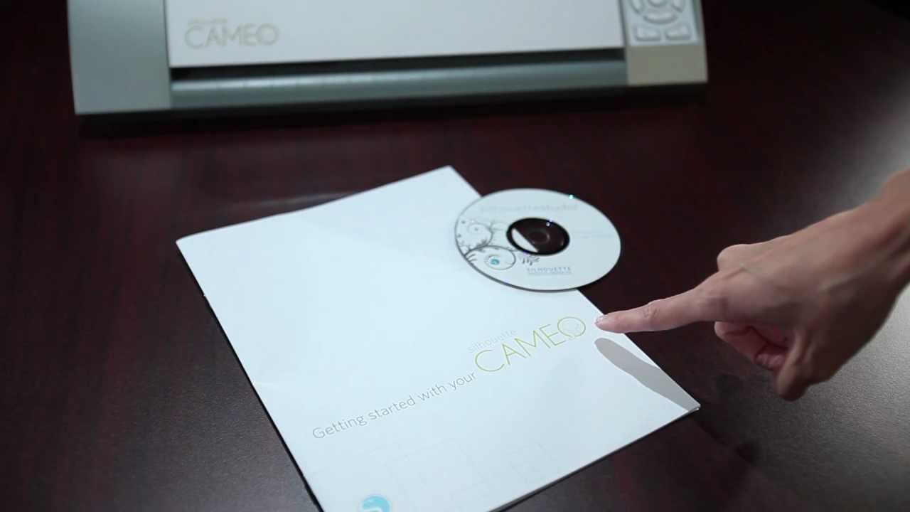 Silhouette Cameo Set Up - YouTube