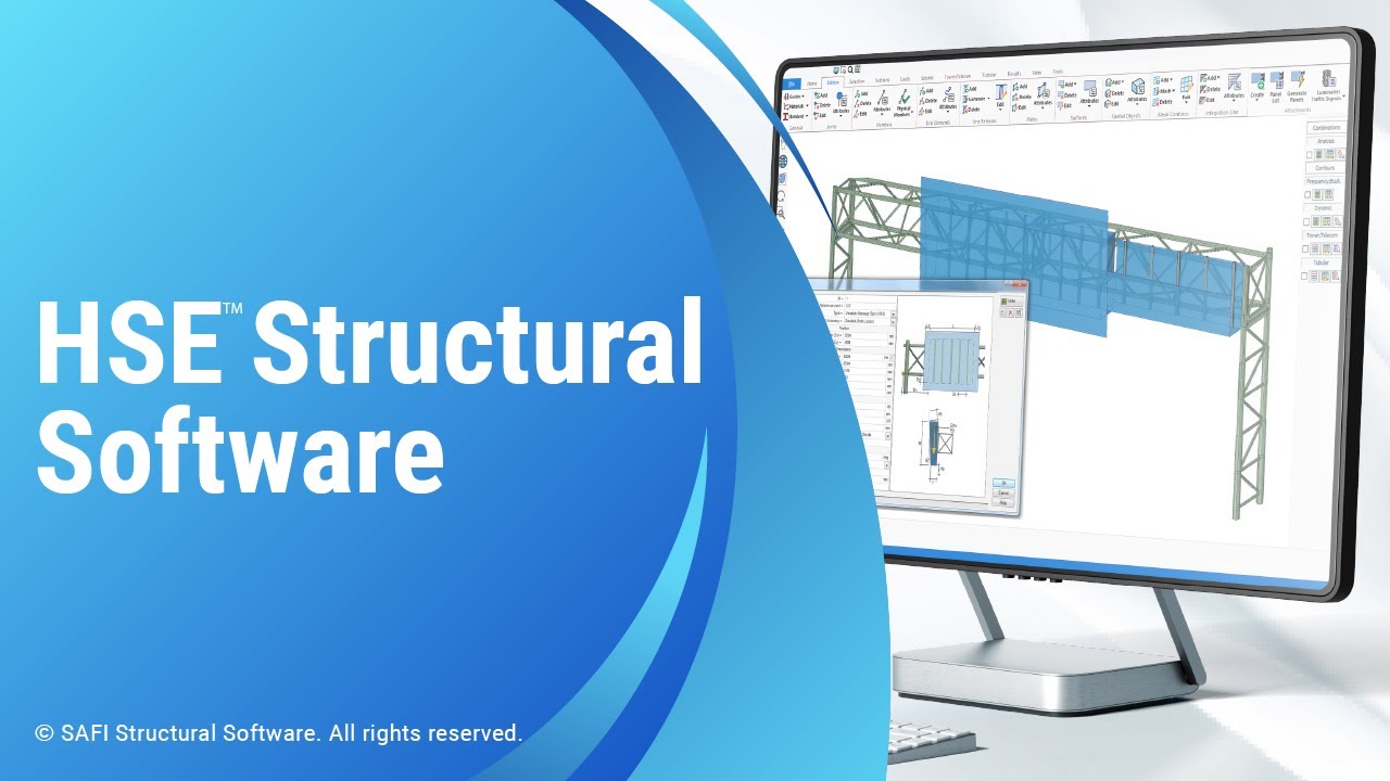 HSE™ Structural Software – Steel Overhead Truss AASHTO LTS - YouTube
