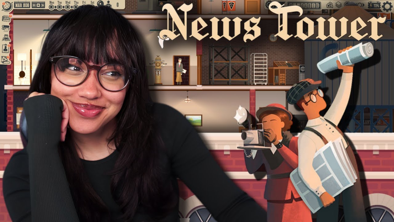 Cozy Newspaper Tycoon Game! - News Tower Gameplay (Early Access) - YouTube
