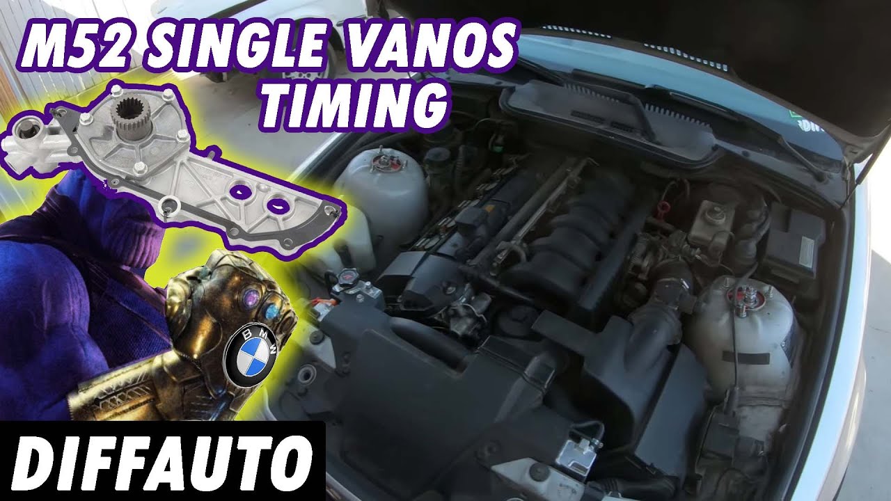 Setting Timing on M52 Single Vanos (EASY!) - YouTube