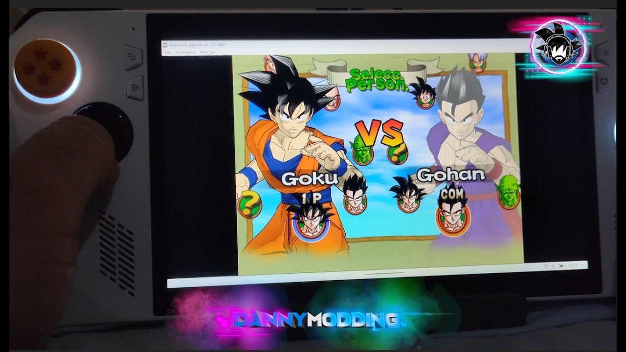Asus Rog Ally ,Retroarch 2023 GAMECUBE, Dragon ball Budokai 2 ...