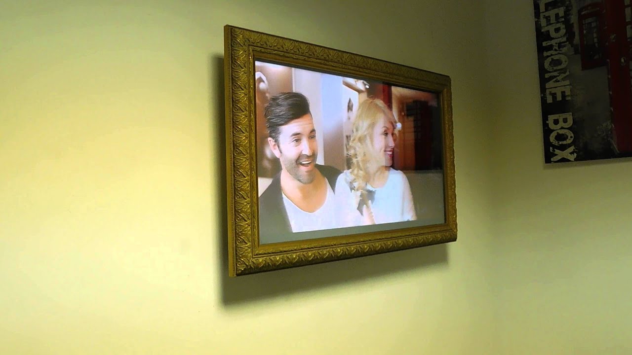 43" Samsung Mirror TV Demonstration - Hidden tv - YouTube