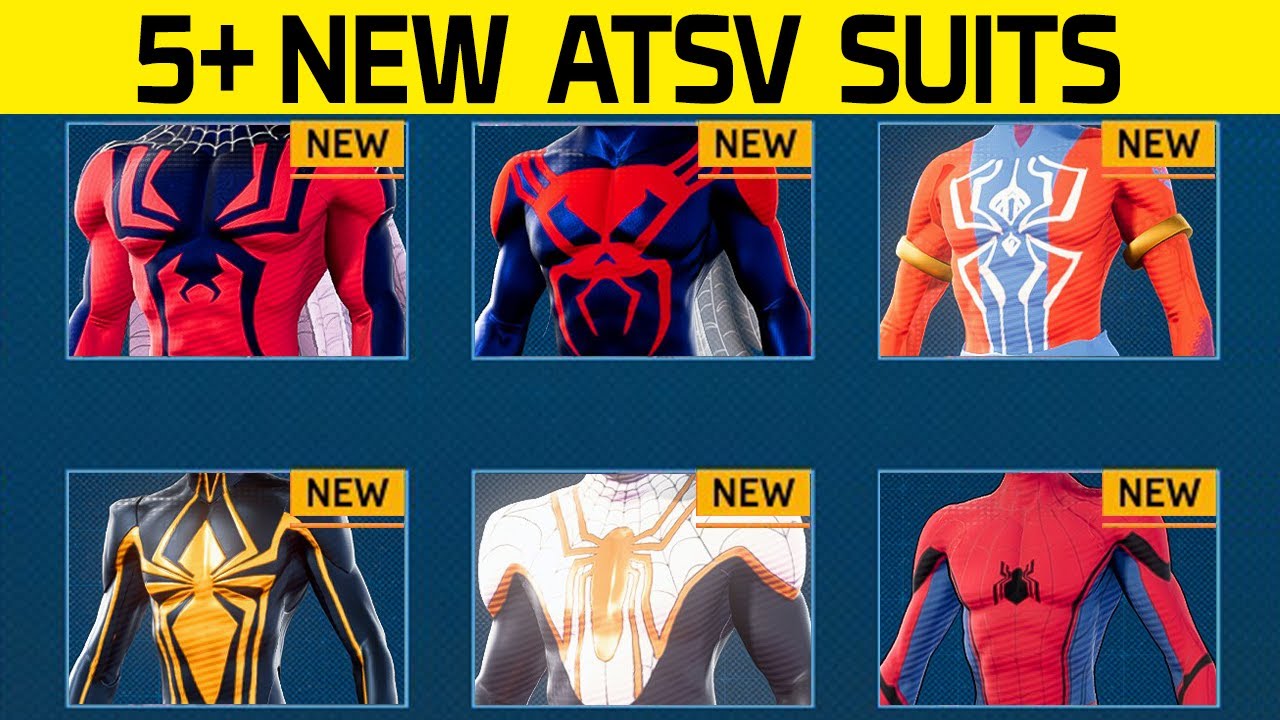 I ADDED 5+ NEW ATSV Suits Into Marvels Spider-Man PC And They're ...