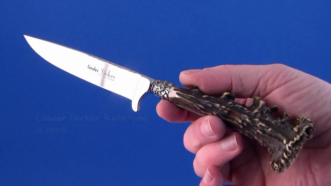 Linder Nicker Jagdmesser Rehkrone - www.pizzini.at - YouTube