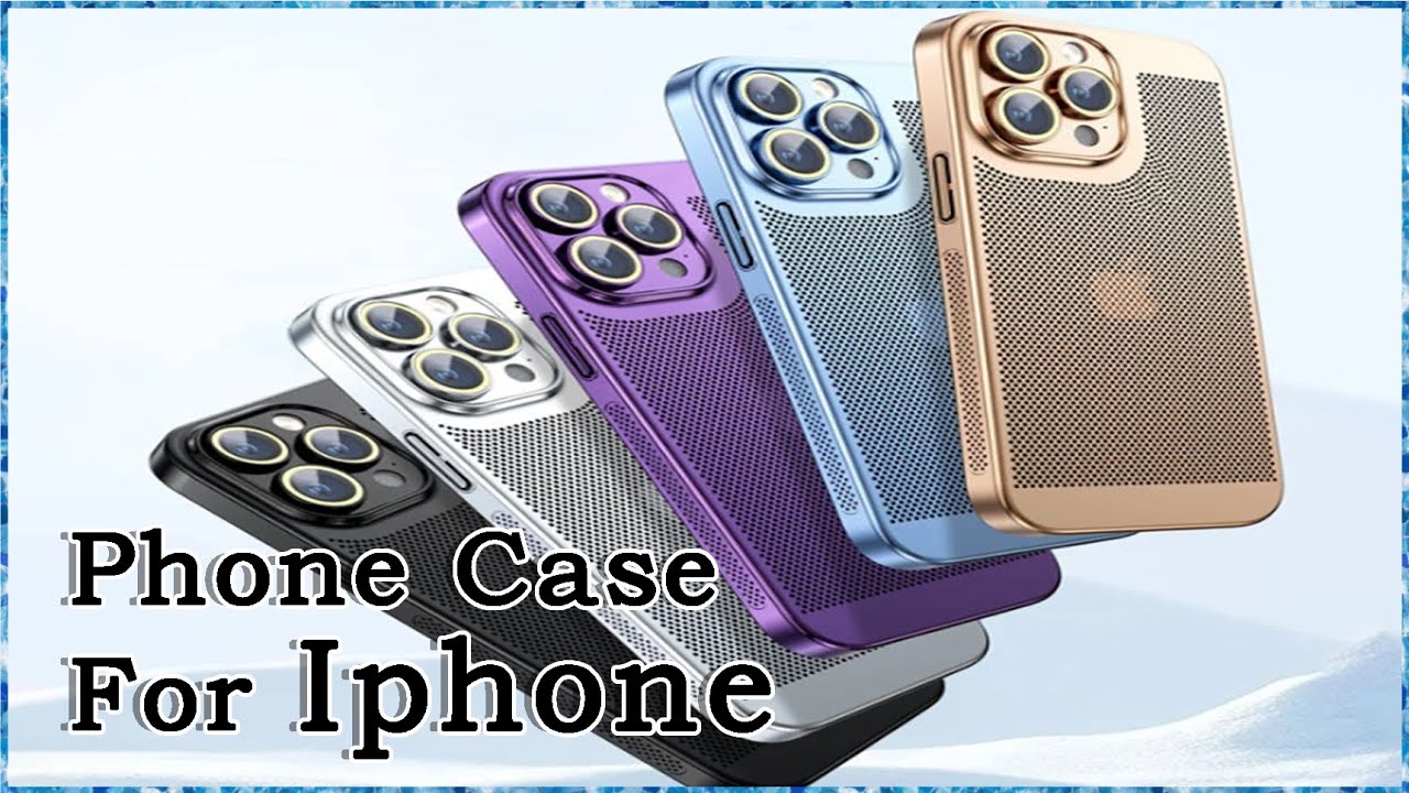 Electroplated Cooling Hollow PC Shell Phone Case For iPhone - YouTube