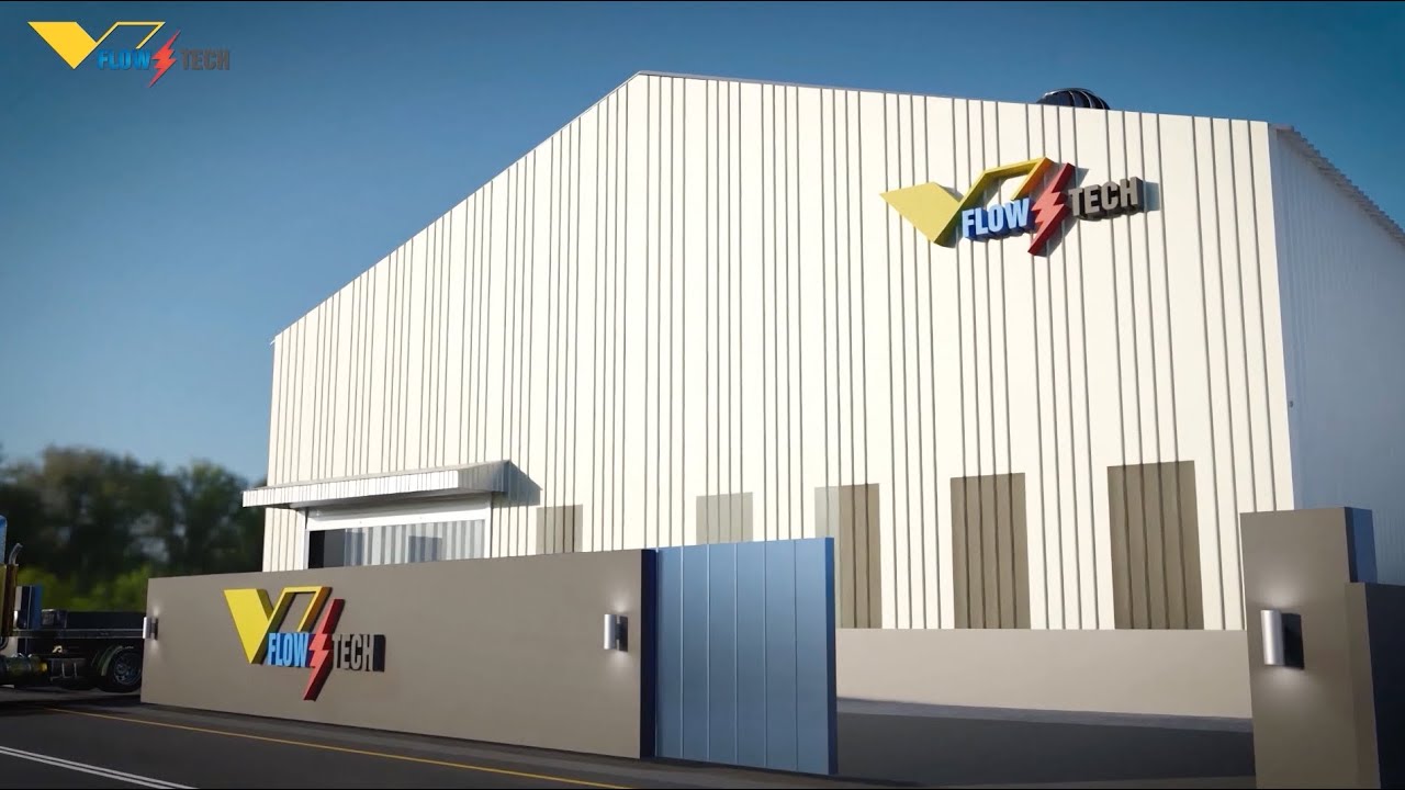 @vflowtech2018 : 3D Factory Tour Animation | By @unfoldmart - YouTube