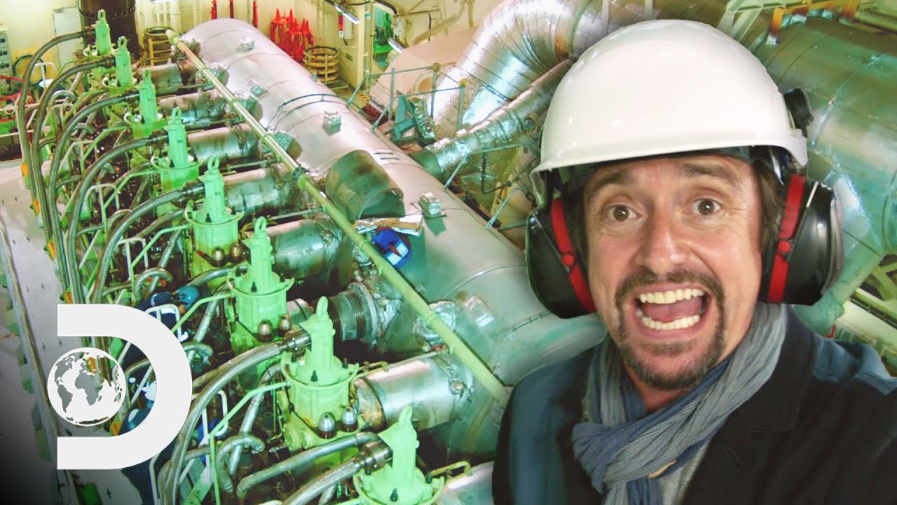 Richard Climbs Into One Of The World's Biggest Engines | Richard ...