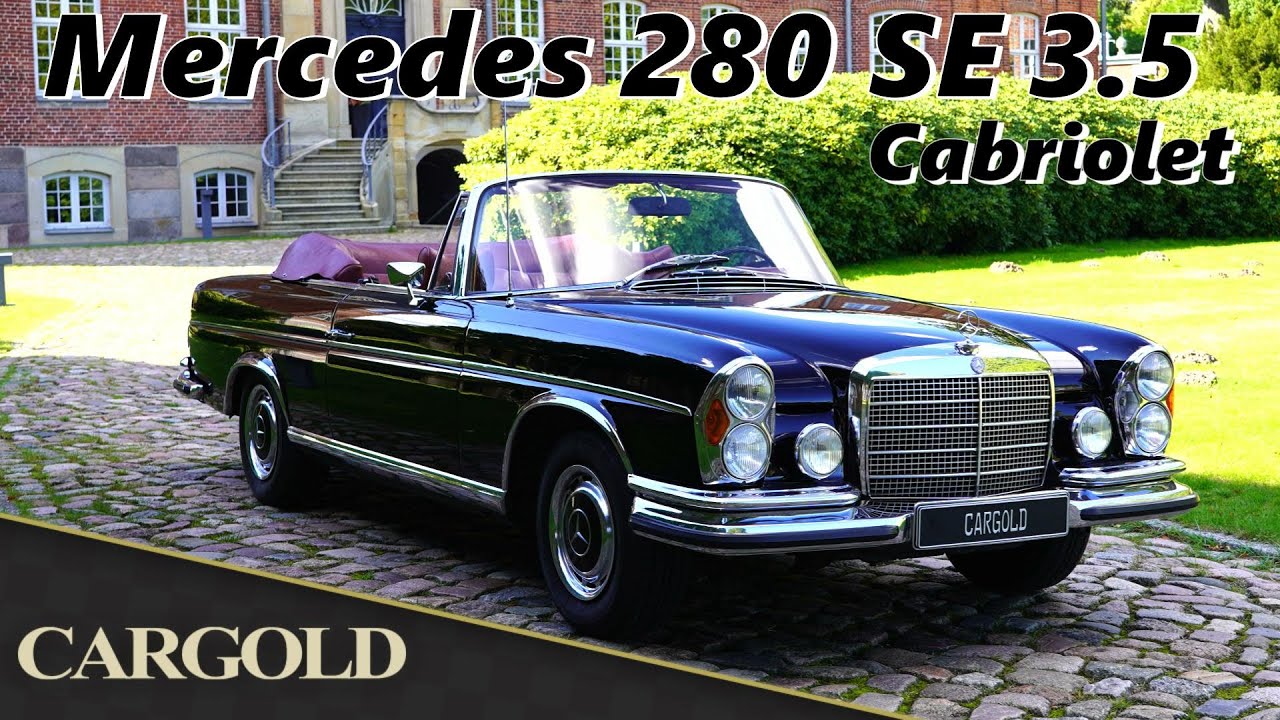 Mercedes 280 SE 3.5 Cabriolet, 1 von nur 1232 gebauten Werkscabriolets ...