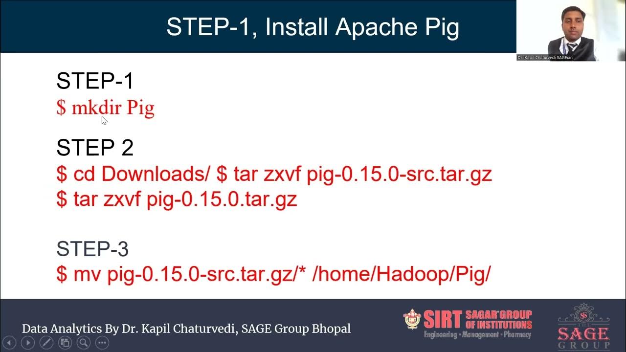 Installation, Download & Verify Apache PIG - YouTube