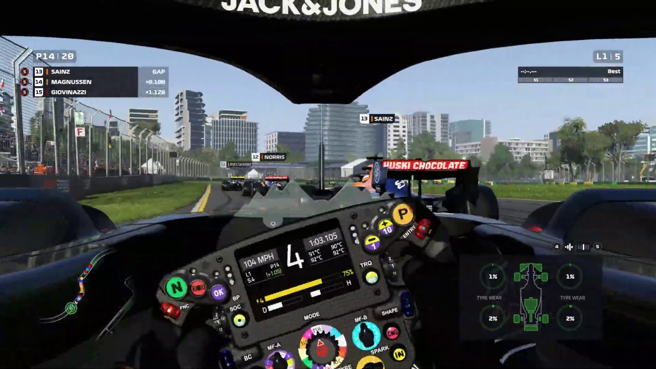 F1 2019 4K ULTRA SETTINGS COCKPIT CAM MELBOURNE - YouTube