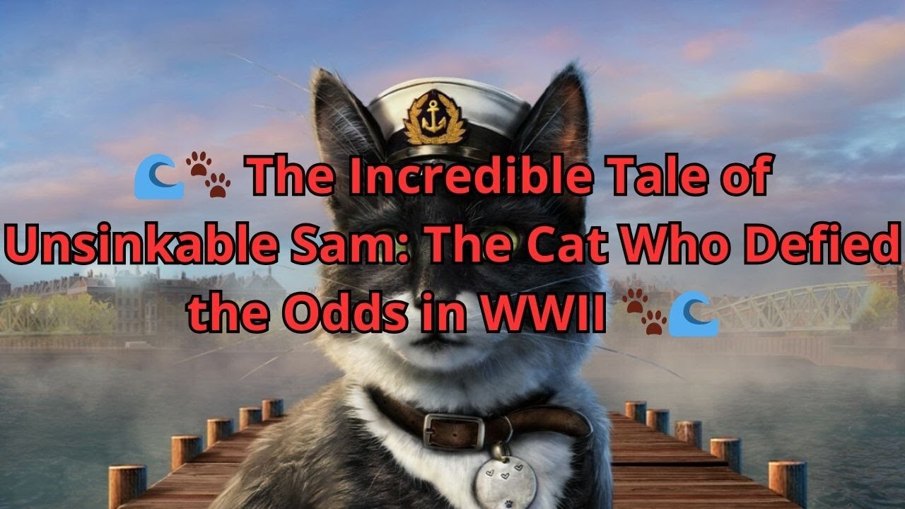 🌊🐾 The Incredible Tale of Unsinkable Sam: The Cat Who Defied the Odds ...