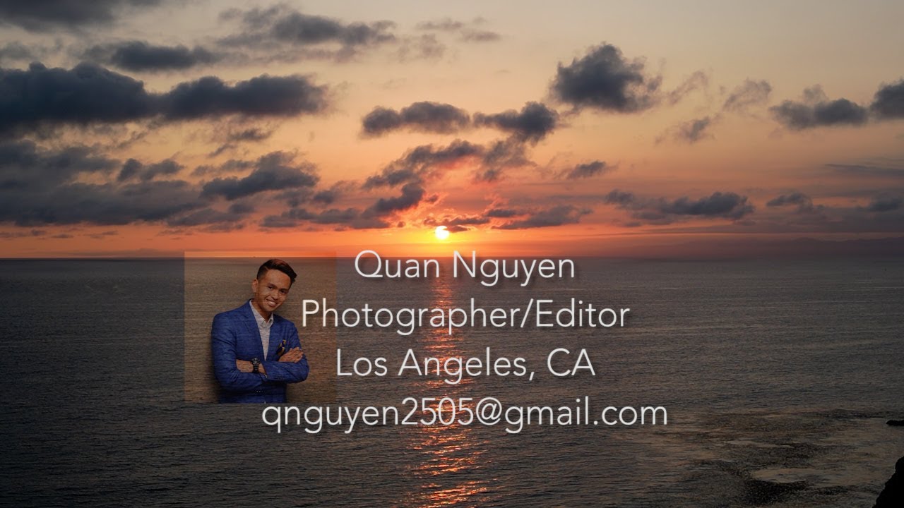 Quan Nguyen Photojournalist Demo Reel - YouTube