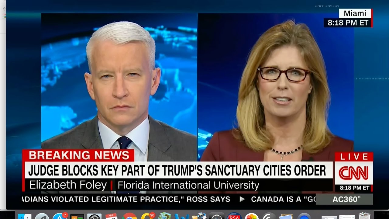 Anderson Cooper-AC 360- Sanctuary City Executive Order Invalidated ...