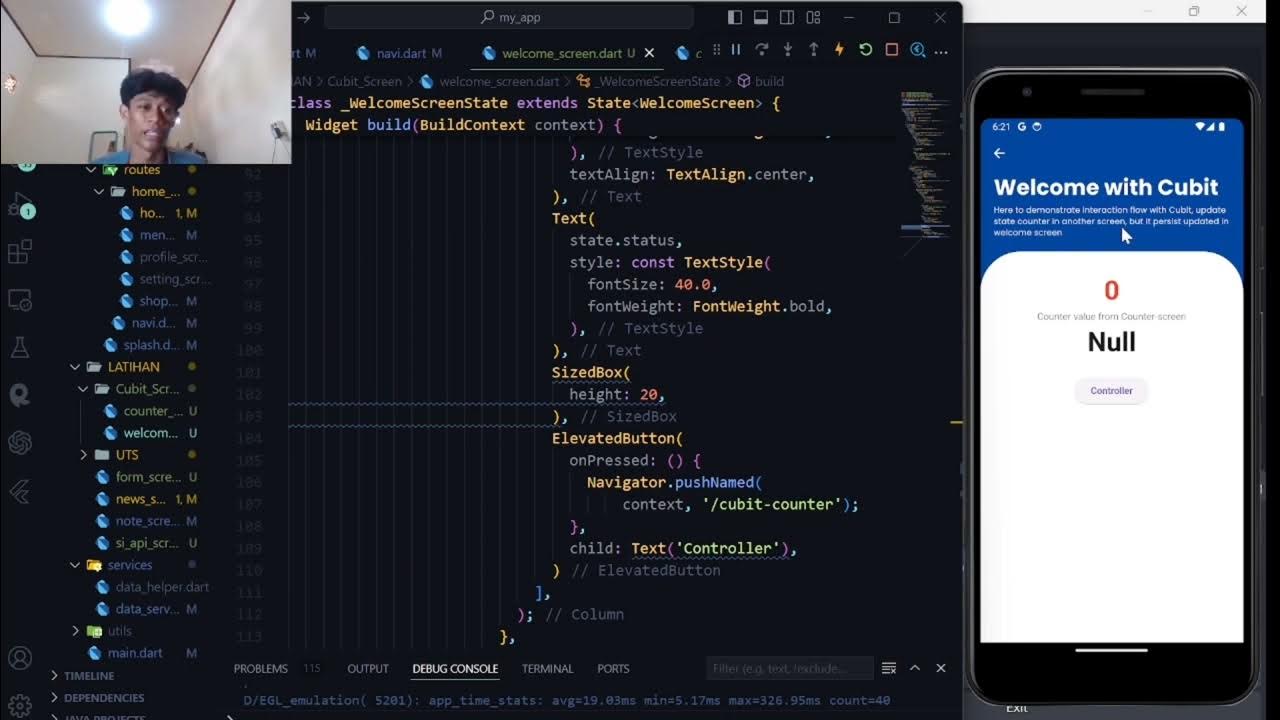 Pemrograman Mobile Flutter Bloc // Merubah warna tampilan #sifors_mobileapps2024 - YouTube