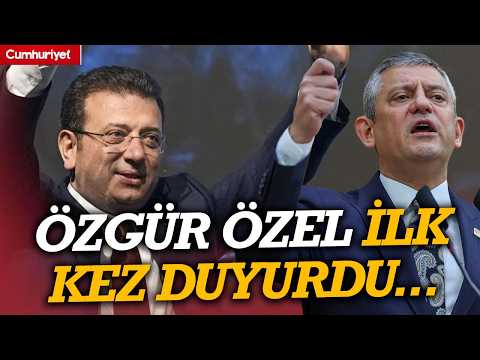 Özgür Özel ilk kez duyurdu: Ekrem İmamoğlu'na bir dava daha açıldı...