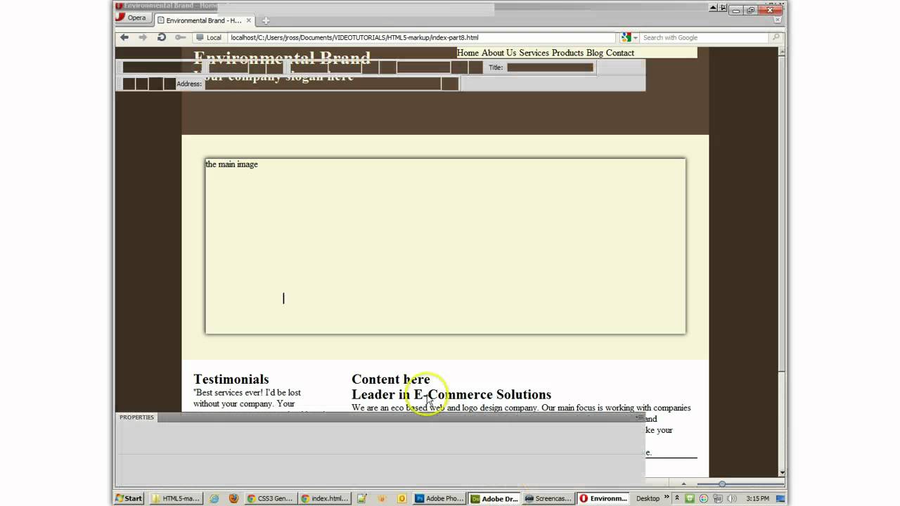 Html5markup Part10 Adding Css3 Youtube 8969