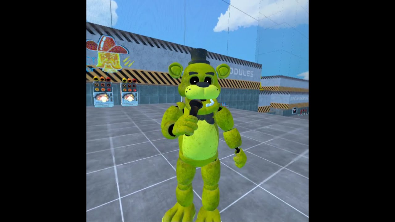 Fnaf 1 Golden Freddy NPC I made for Bonelab. - YouTube