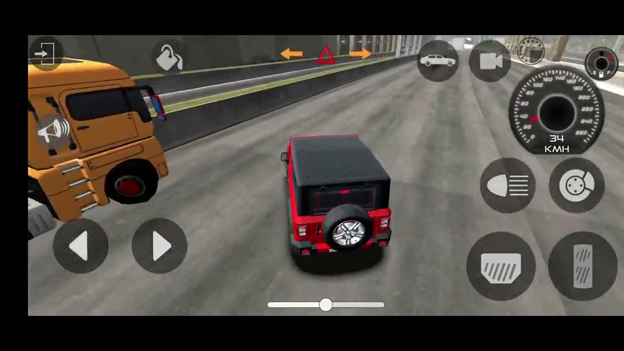 New Thar Modified Red Colour Car Racing Simulator 3D Game Franklin # ...