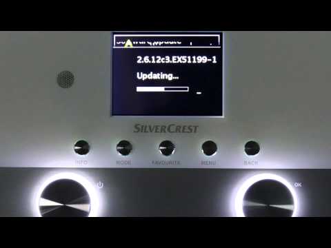 Software Update des Silvercrest SIRD 14 B1 - YouTube