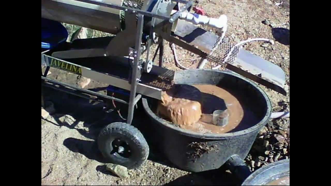 Gold Trommel, Reverse Helix Trommel - YouTube