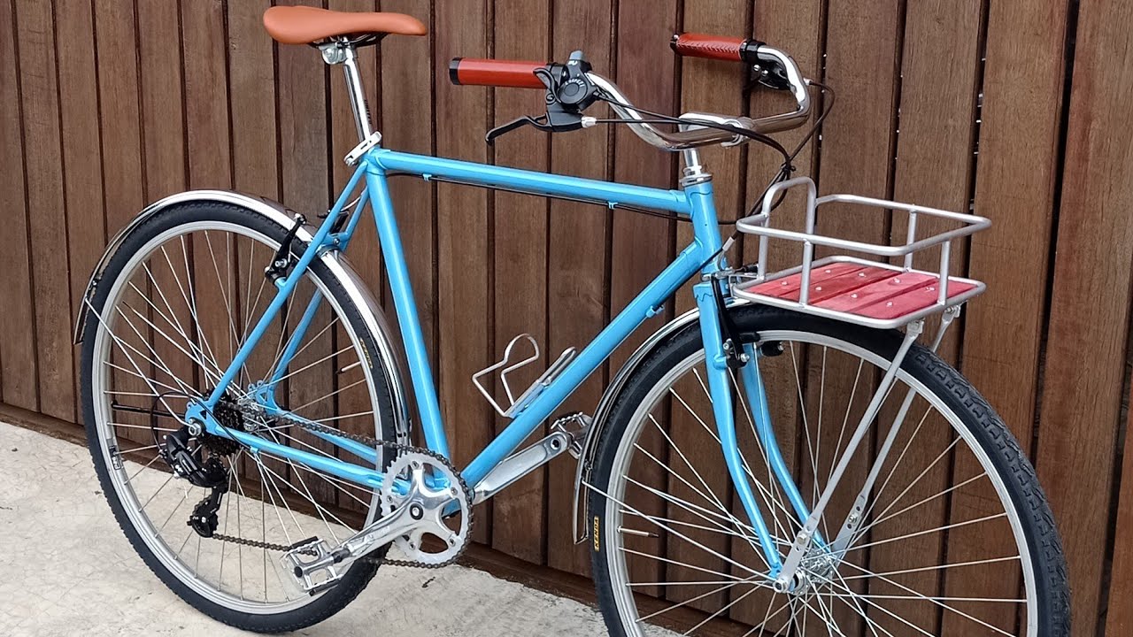 SEPEDA COMMUTER 700c rakitan garasisepedabekas - YouTube