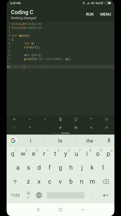 Logical not ( ! ) operator in c-program.#shorts - YouTube