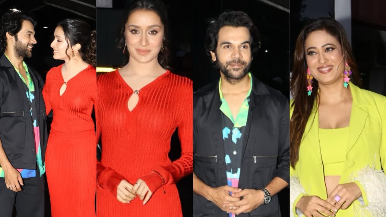 Shraddha Kapoor Rajkumar Rao Shweta Tiwari At Aapka Apna Zakir’s set in ...