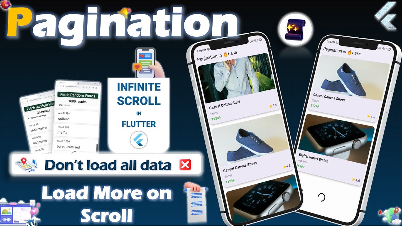 Load More Data On Scrolling With Flutter Pagination How To Implement Pagination In Flutter