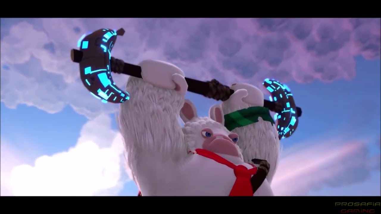 Mega Rabbid Kong uses his two sided hammer to fix Wubbzy Widget Walden ...