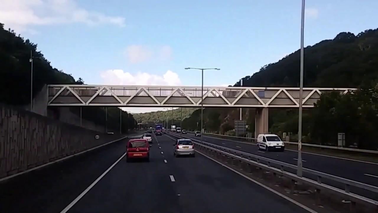 Road Views of Britain. North Wales Expressway A55 Old Colwyn to ...