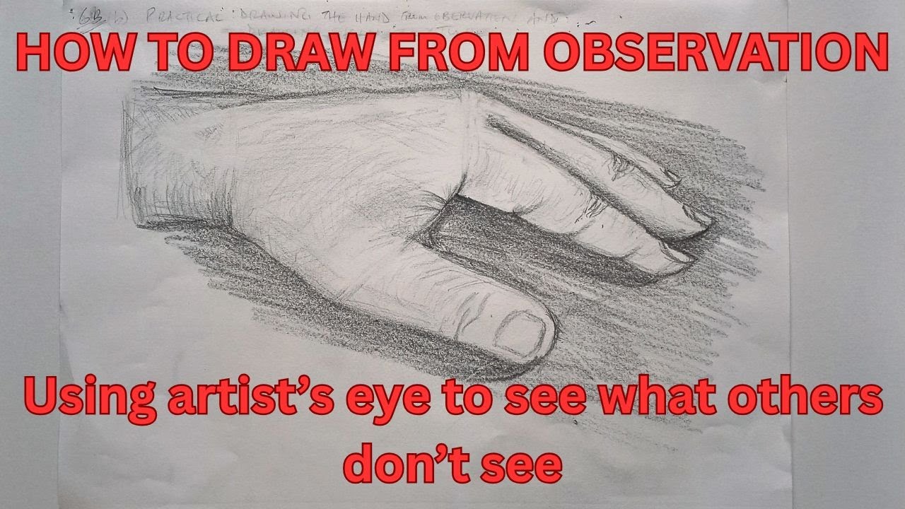HOW TO DRAW FROM OBSERVATION (T.1.22) - YouTube