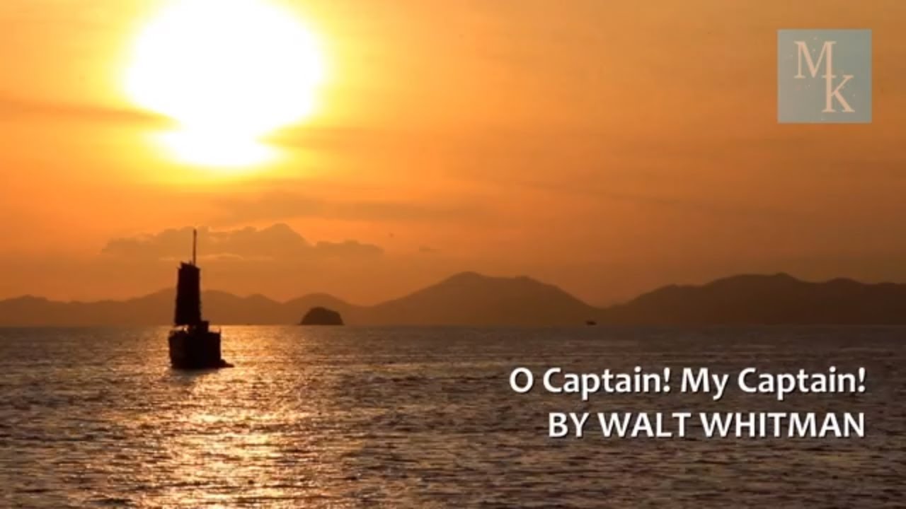 O Captain! My Captain! by Walt Whitman (read by Tom O'Bedlam) Piano ...