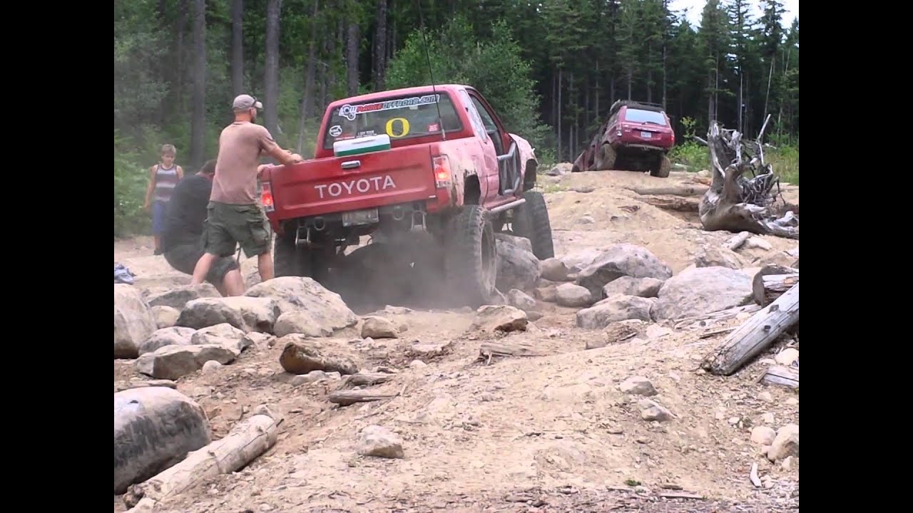 Gotcha log crawl, elbe hills wa. - YouTube
