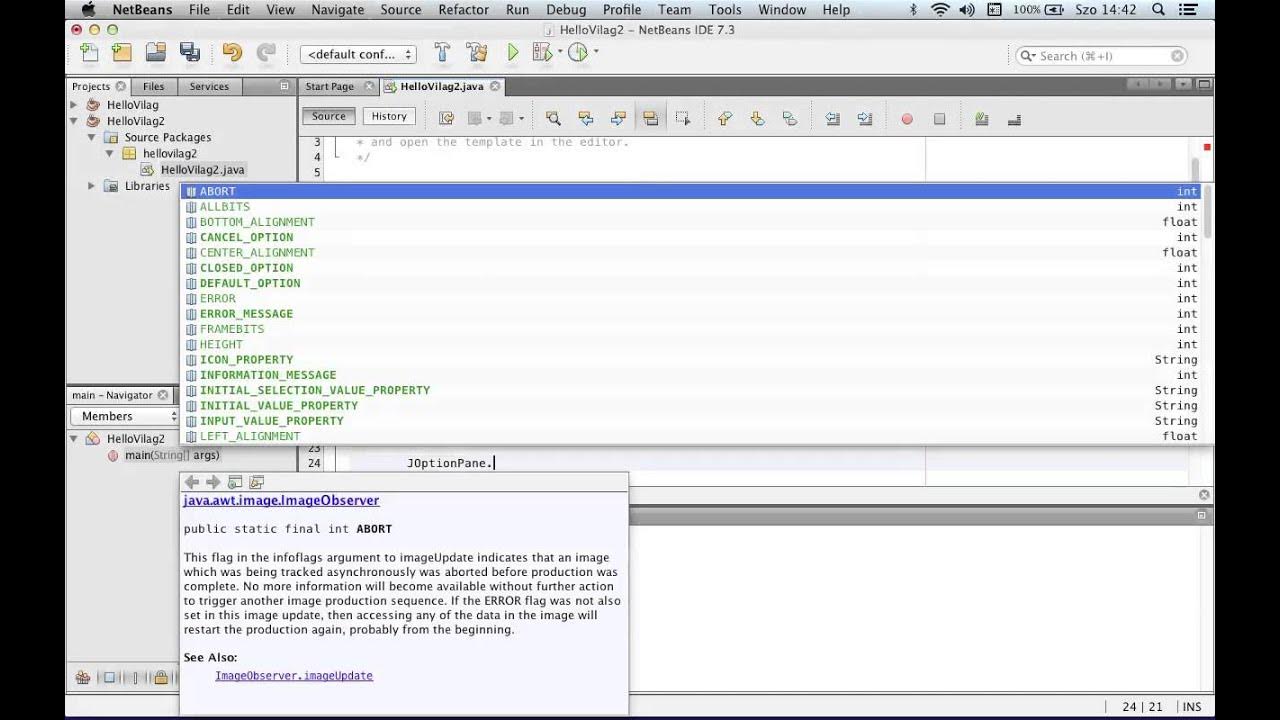 Java programozás - A Netbeans alapjai 2 - YouTube