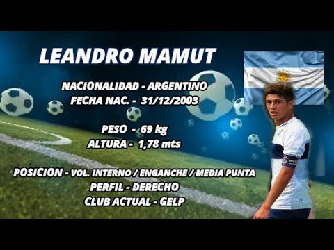 LEANDRO MAMUT - JUGADOR PROFESIONAL - YouTube