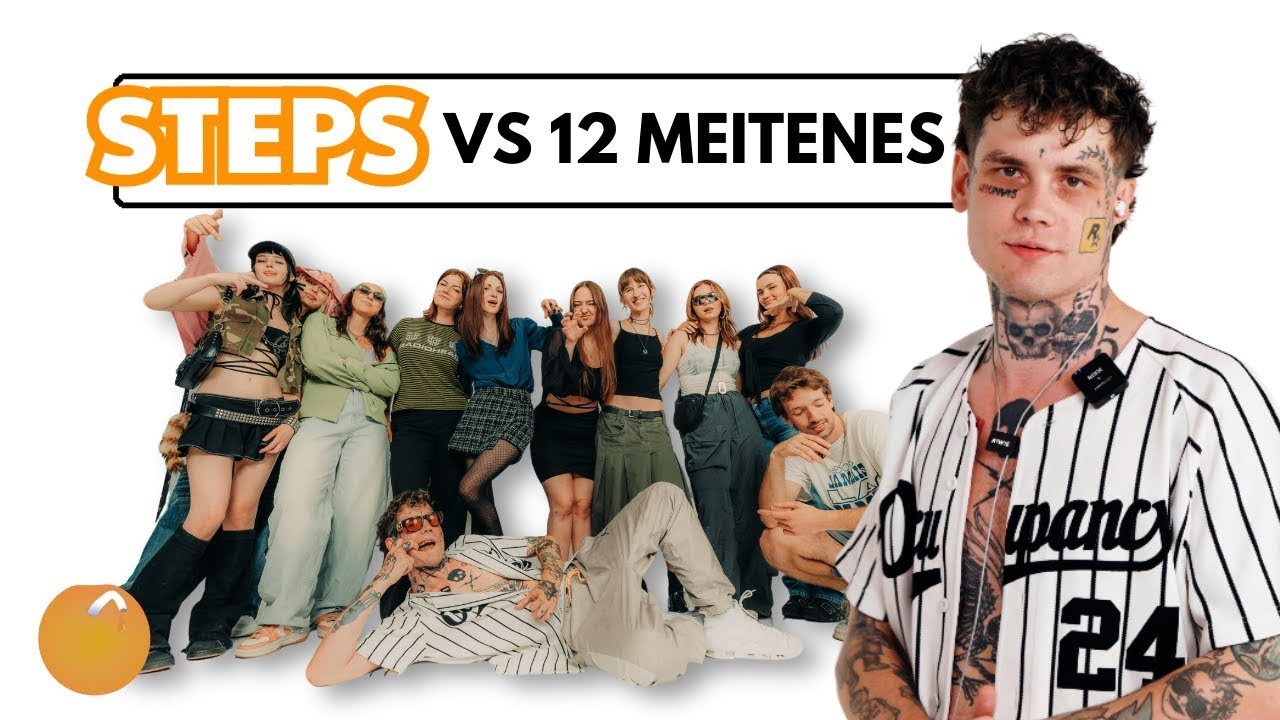 1 Reperis pret 12 MEITENĒM: Steps (ft. Prusax un Cukurpaps) - YouTube
