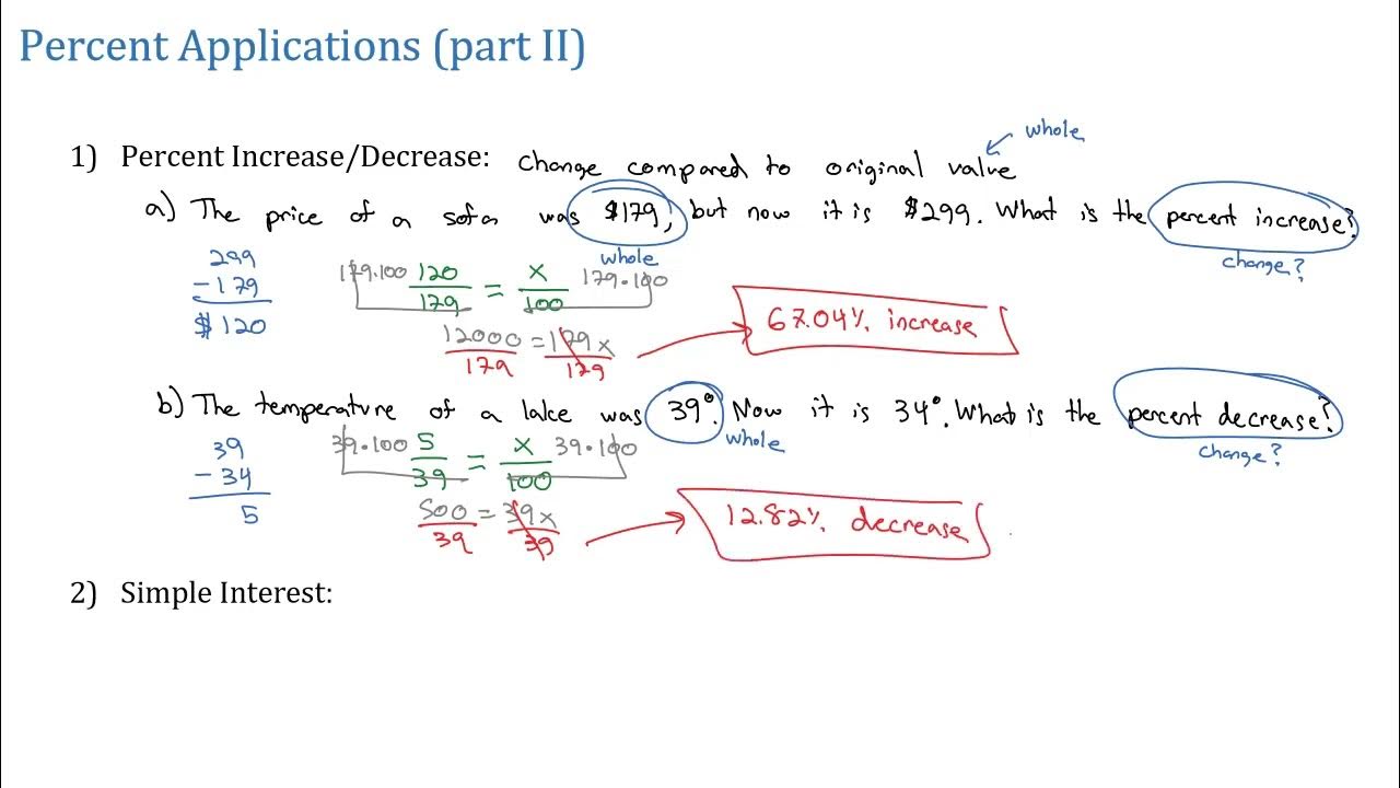 Percent Applications C - YouTube