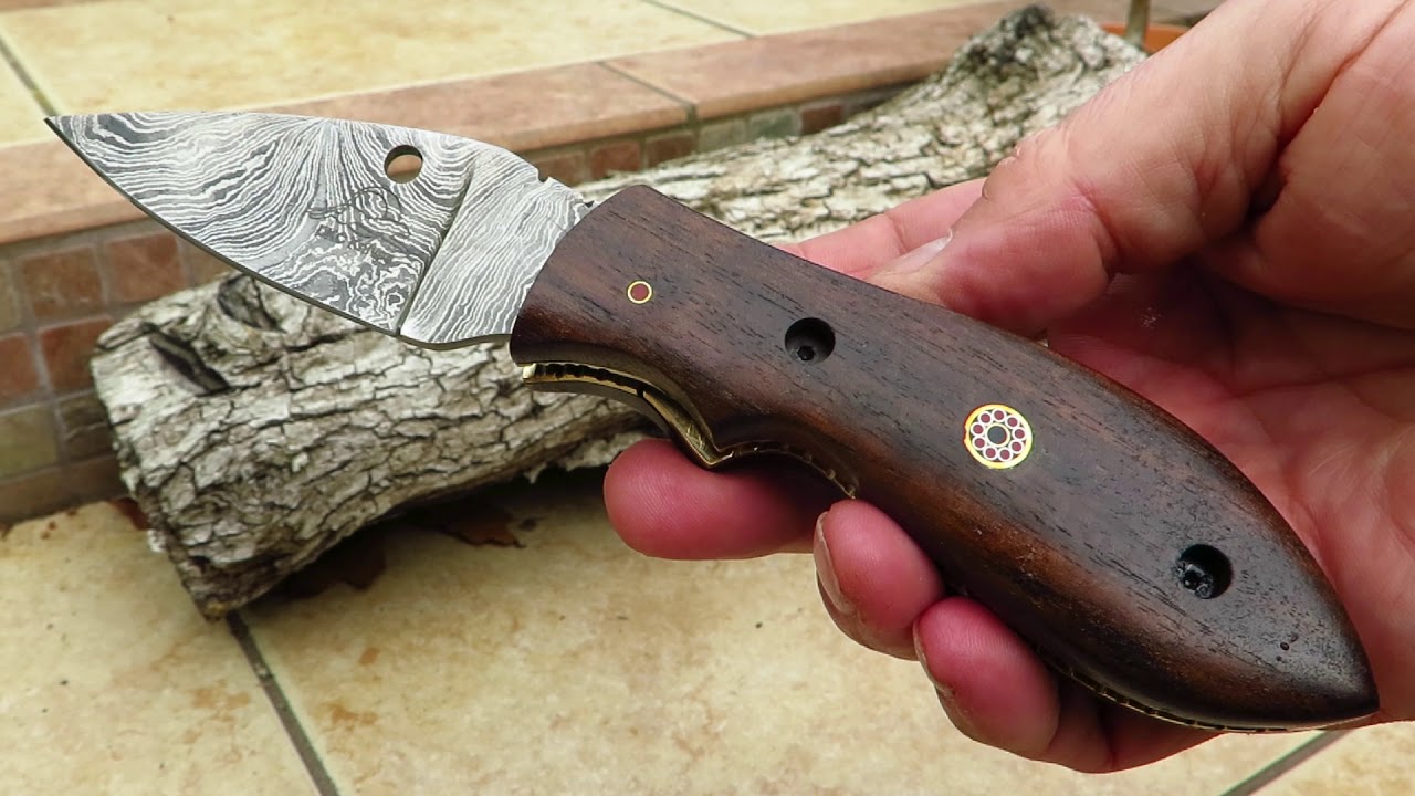 DKC-38-DS-PC Diplomat Pocket Clip Damascus Steel Folding Knife DKC ...