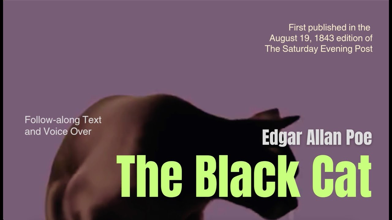 The Black Cat - by Edgar Allan Poe - YouTube