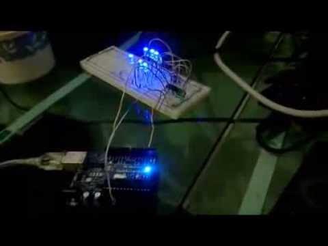 Controlando 8 leds com Arduino + 74HC595 (Shift Register) - YouTube