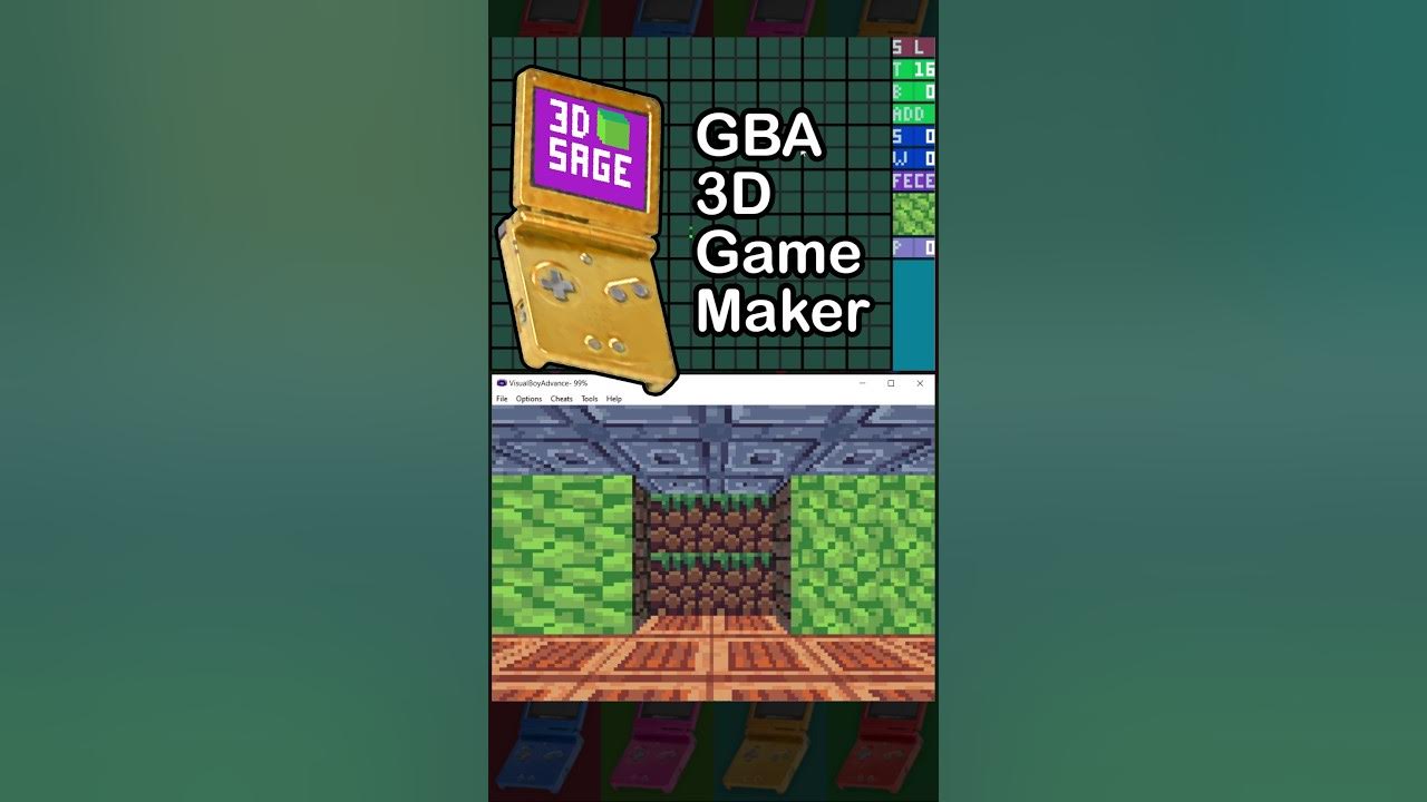 My GBA 3D Game Maker - YouTube